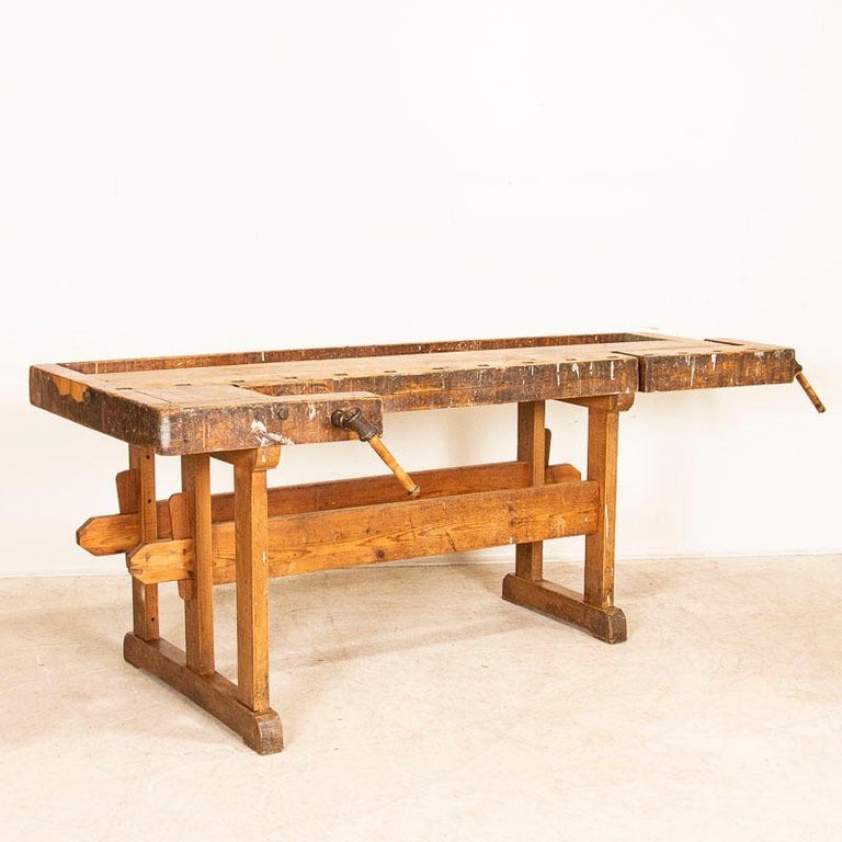 Antique Large Carpenters' Workbench at 1stDibs