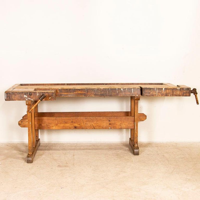 Antique Large Carpenters' Workbench For Sale at 1stDibs