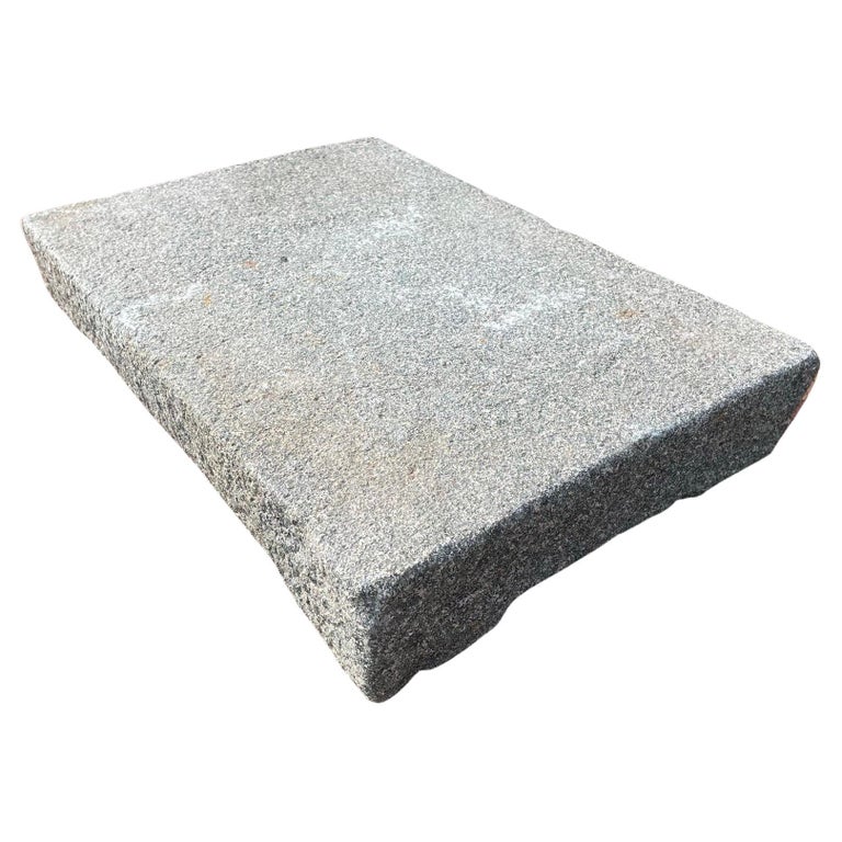 Antique Large Hand-Carved Garden Stone, 19th Century For Sale at 1stDibs