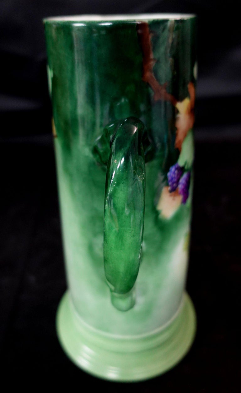 Antique Large JP French Floral Tankard, #Ric00030 For Sale at 1stDibs