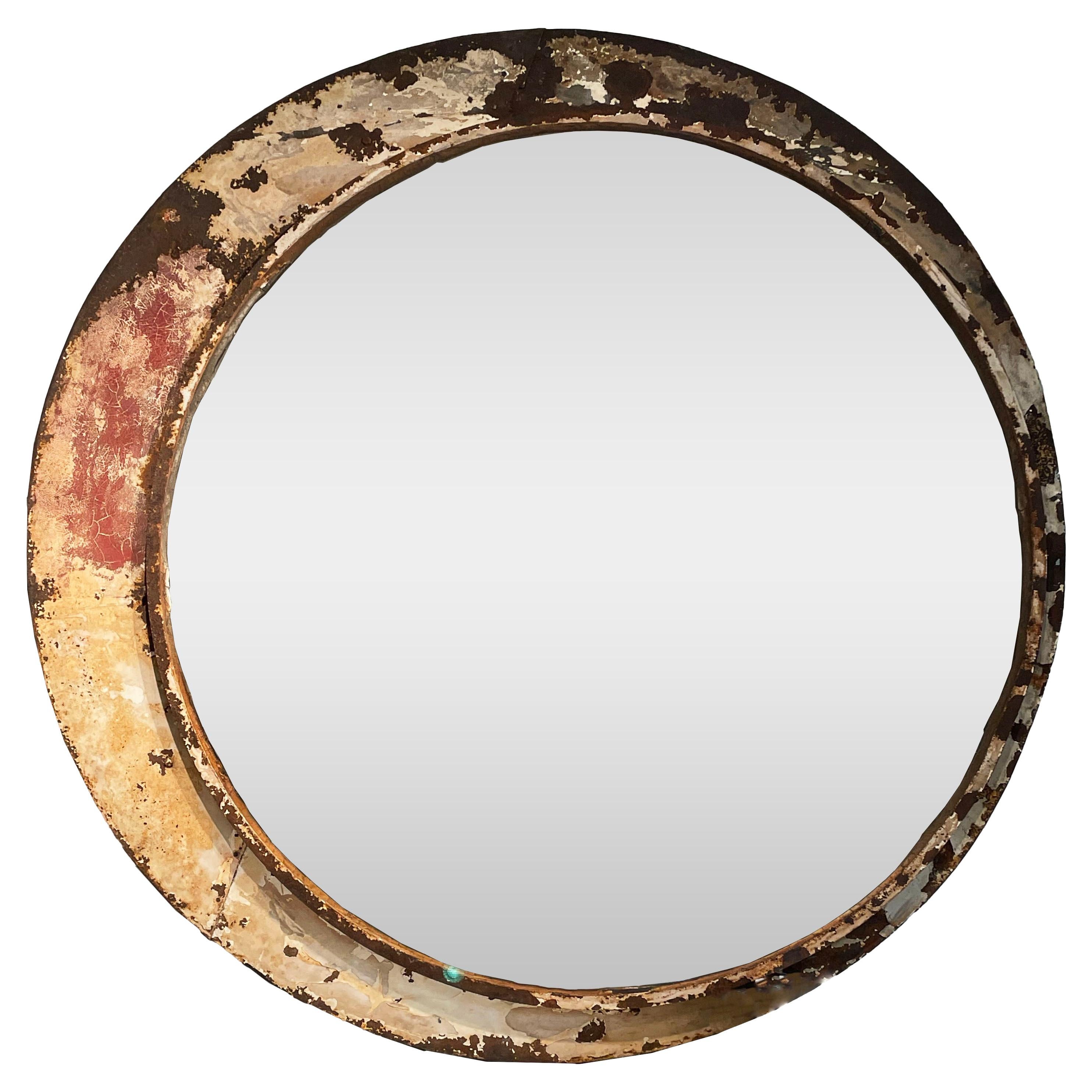 Large Antique Triptych Mirror at 1stDibs