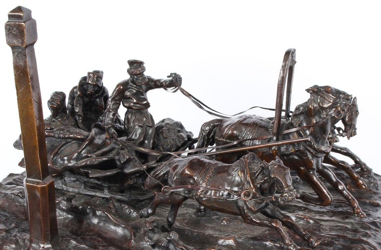 Antique Russian Bronze Sculpture After Vasily Grachev, 20th Century For ...