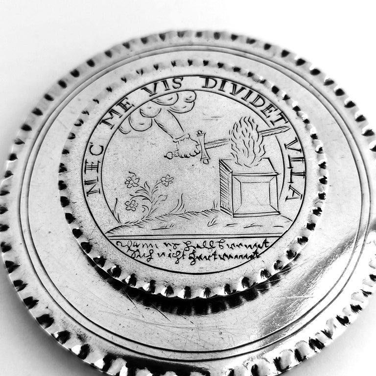 Antique Late 17th Century Silver Wafer Box circa 1690 Poss Augsburg ...