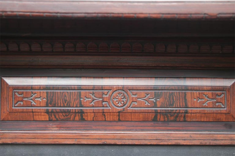 Antique Late Victorian Cast Iron Fireplace Surround 'Wood Scumbling ...
