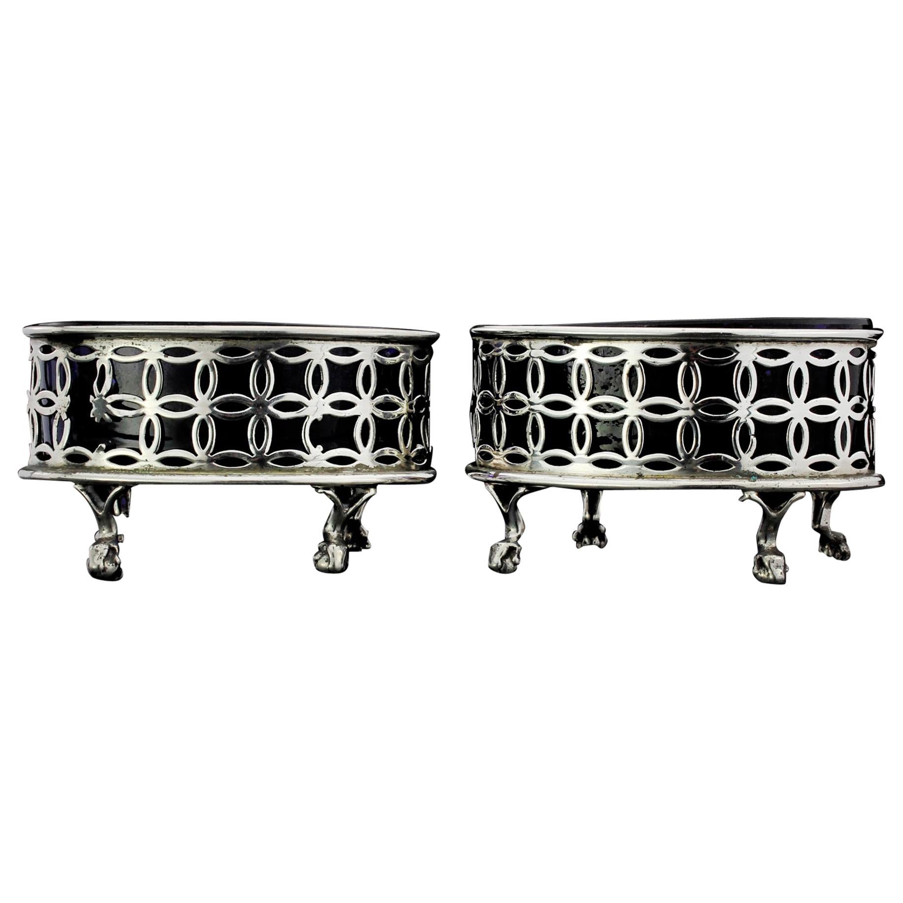 Antique Russian Silver Salt Cellar in a Shape of a Bench For Sale at ...