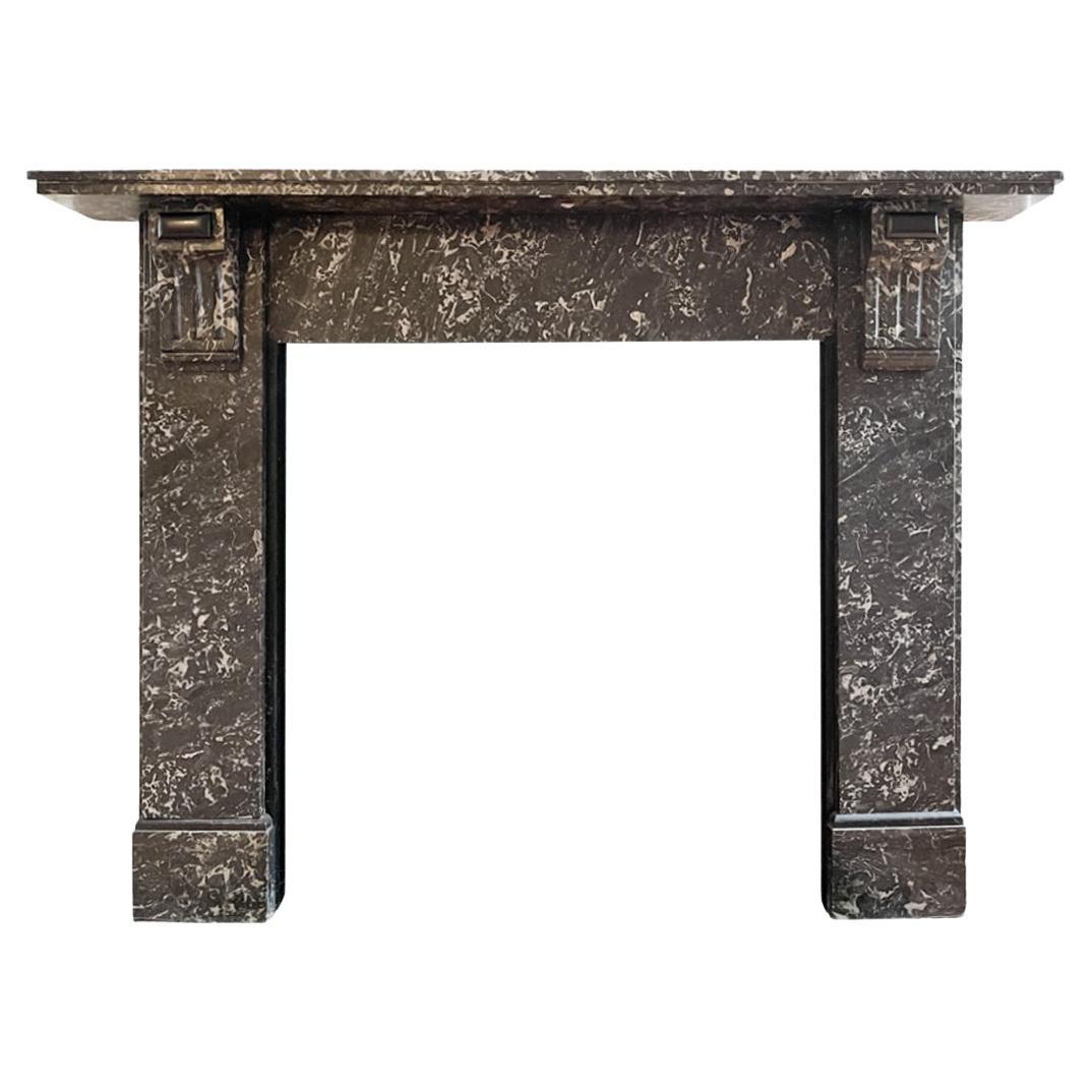Antique late Victorian Rouge Royal marble fireplace surround For Sale ...