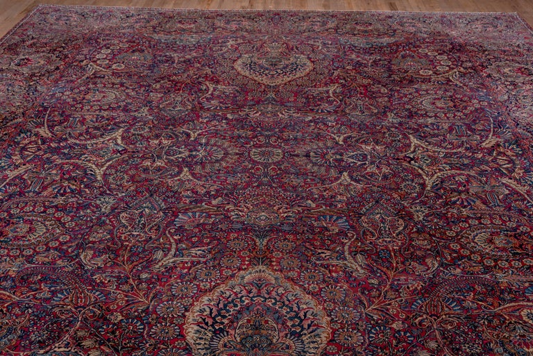Antique Lavar Kerman Rug For Sale at 1stDibs