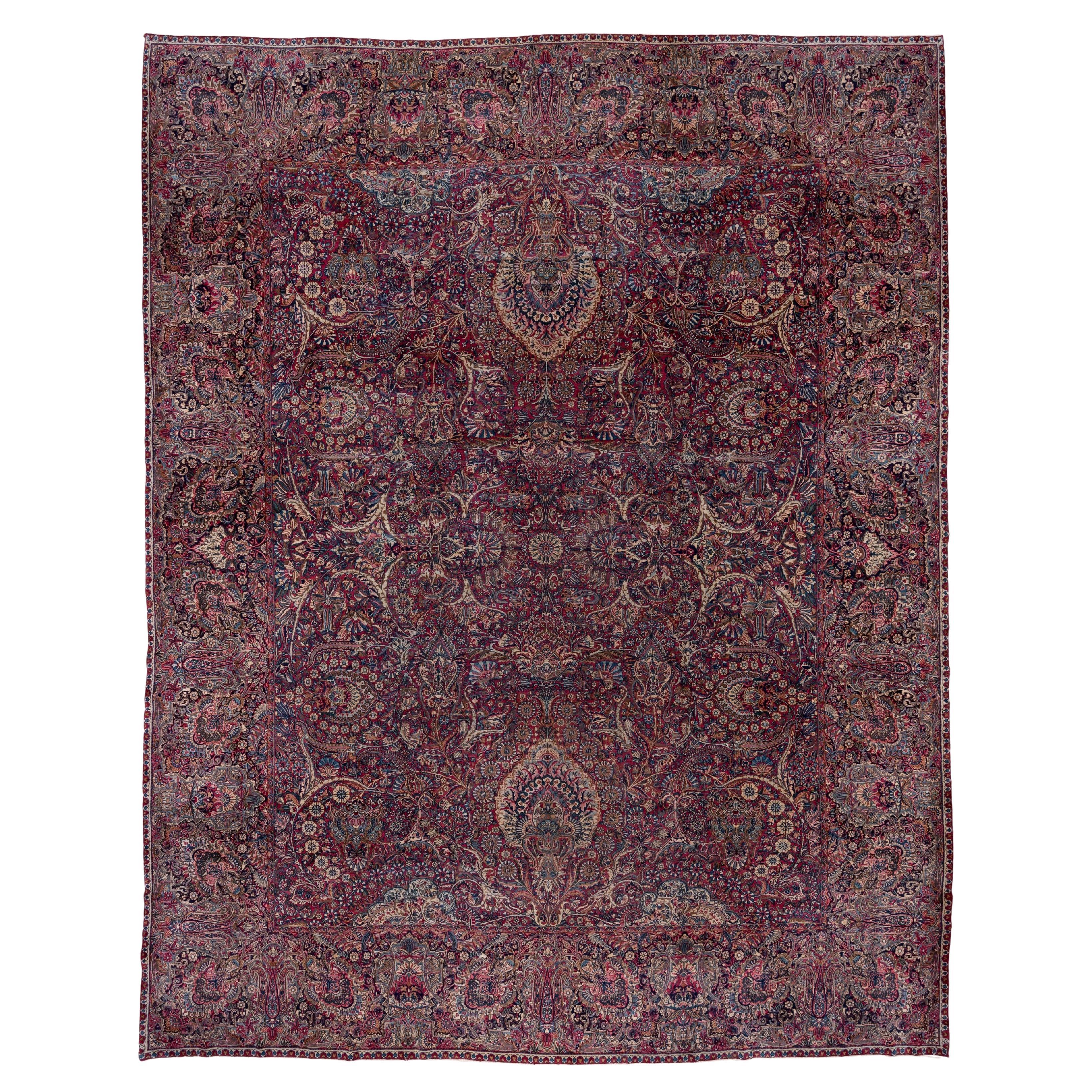 Antique Kerman Rug For Sale at 1stDibs