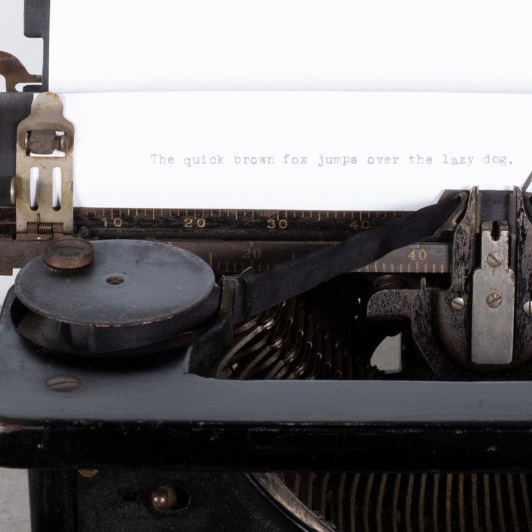 Antique LC Smith and Bros. No. 8 Typewriter c.1919 For Sale at 1stDibs