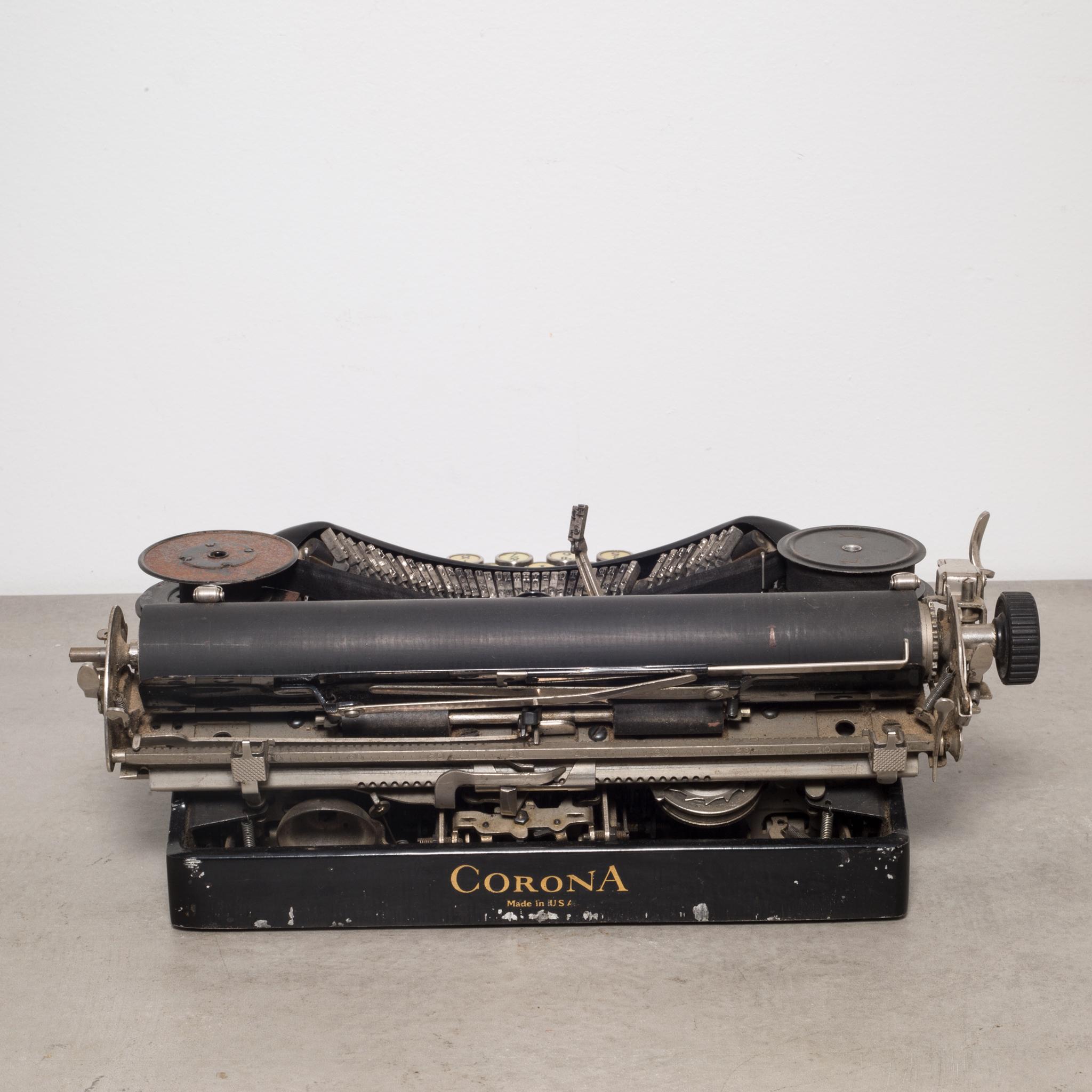 Antique LC Smith and Corona #4 Typewriter, circa 1930 For Sale at ...