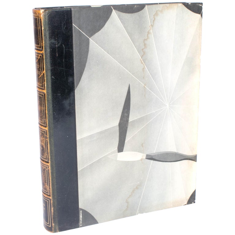 Antique Leather Back Book from Sweden For Sale at 1stDibs