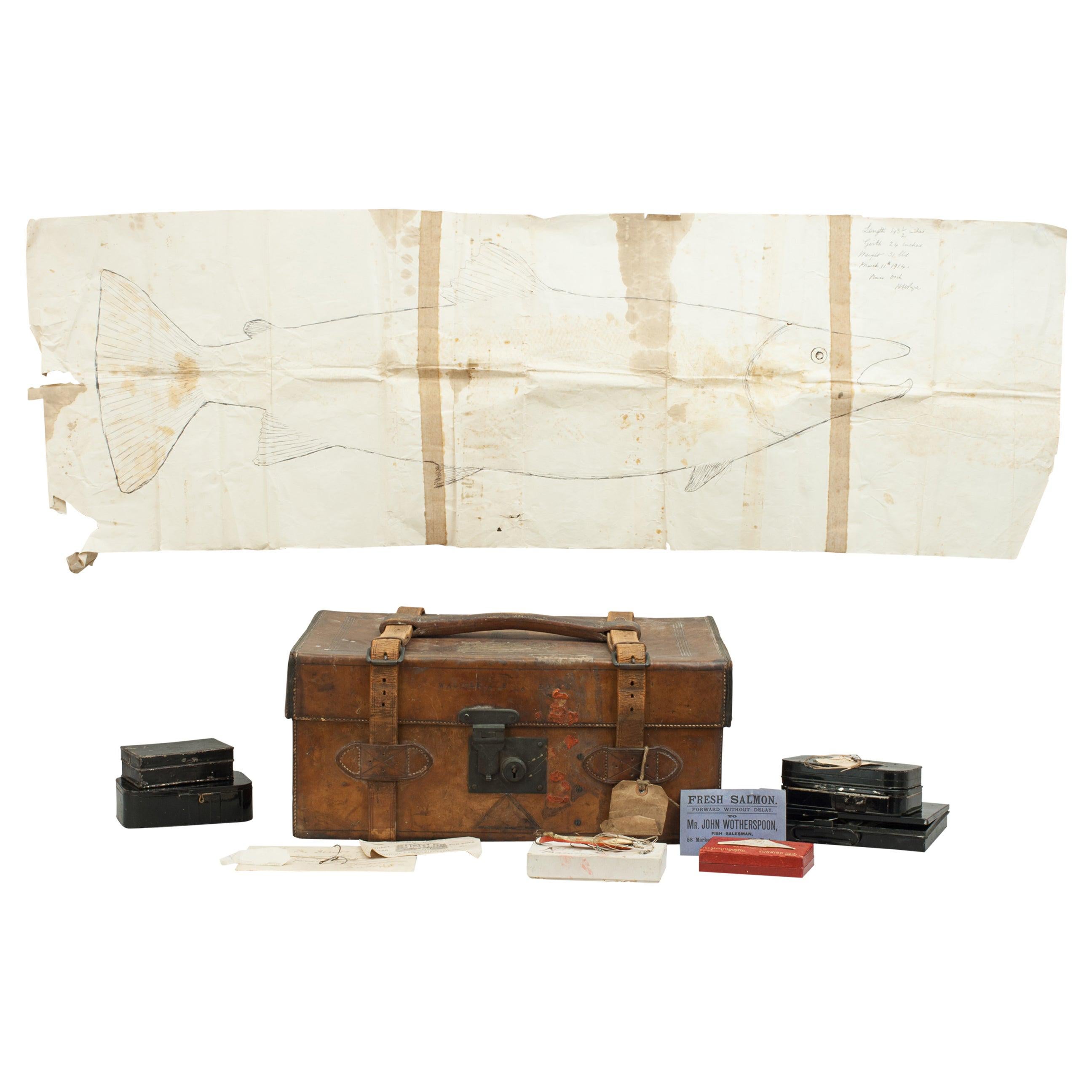 Vintage Hangover Cure Kit in Leather Case For Sale at 1stDibs