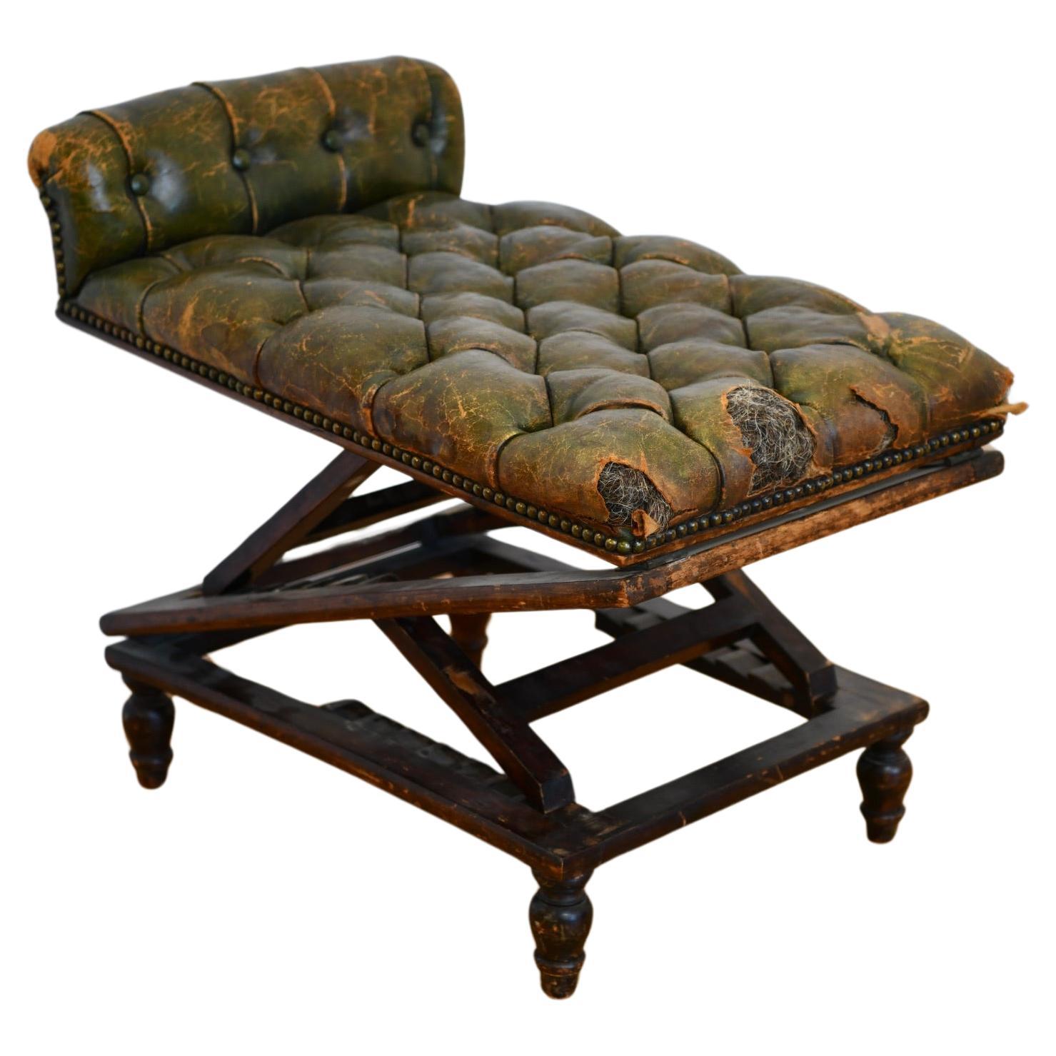 Antique Empire Scroll Footstool For Sale at 1stDibs