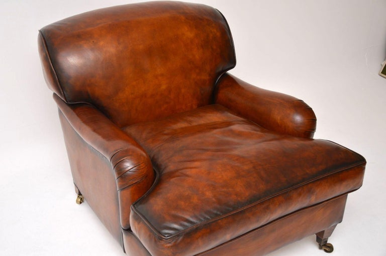 Antique Leather ‘Howard’ Style Armchair at 1stDibs | antique leather ...