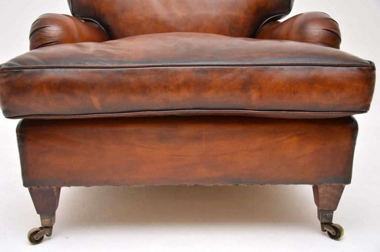 Antique Leather ‘Howard’ Style Armchair at 1stDibs | antique leather ...