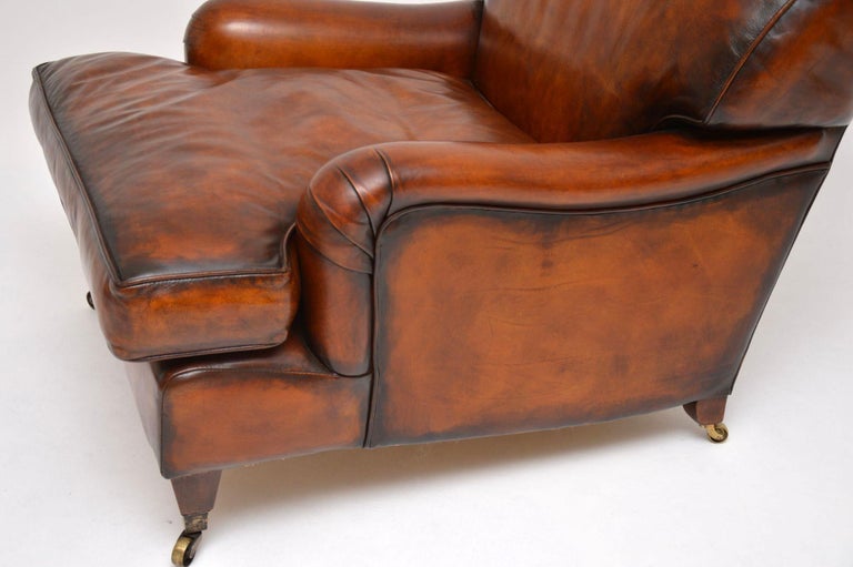 Antique Leather ‘Howard’ Style Armchair at 1stDibs | antique leather ...