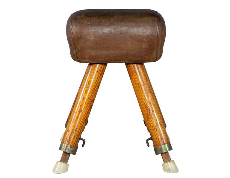Antique Leather Pommel Horse at 1stDibs