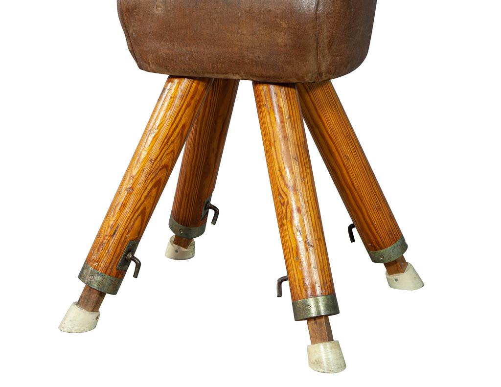 Antique Leather Pommel Horse at 1stDibs