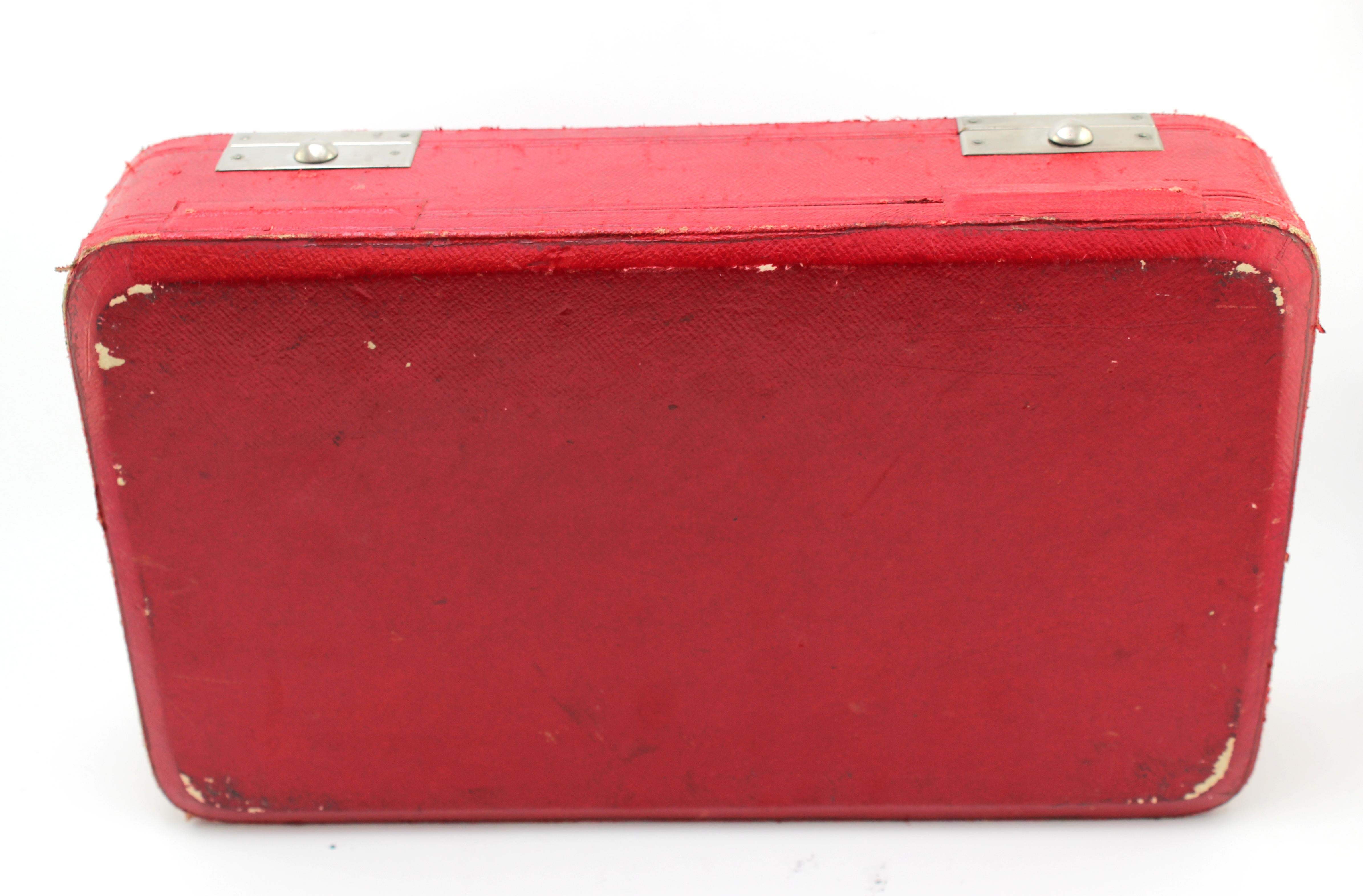Antique Leather Storage Box with Blue Velvet Interior, Circa 1900 For ...