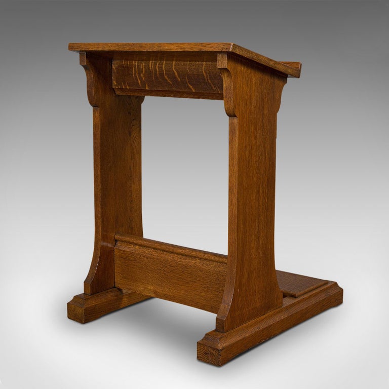 Antique Lectern, English, Oak, Ecclesiastical, Book Rest, Prie Dieu ...