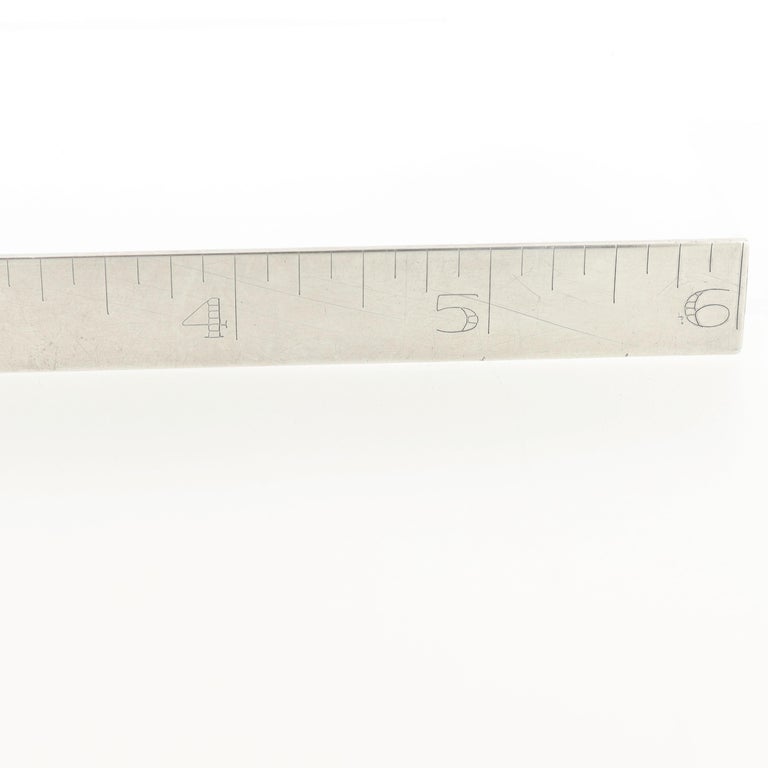 Antique Leonore Doskow Sterling Silver Ruler/Letter Opener For Sale at ...