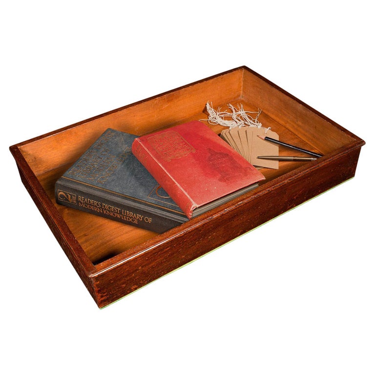 Antique Librarian's Book Tray, English, Tool Slide, Storage, Georgian ...
