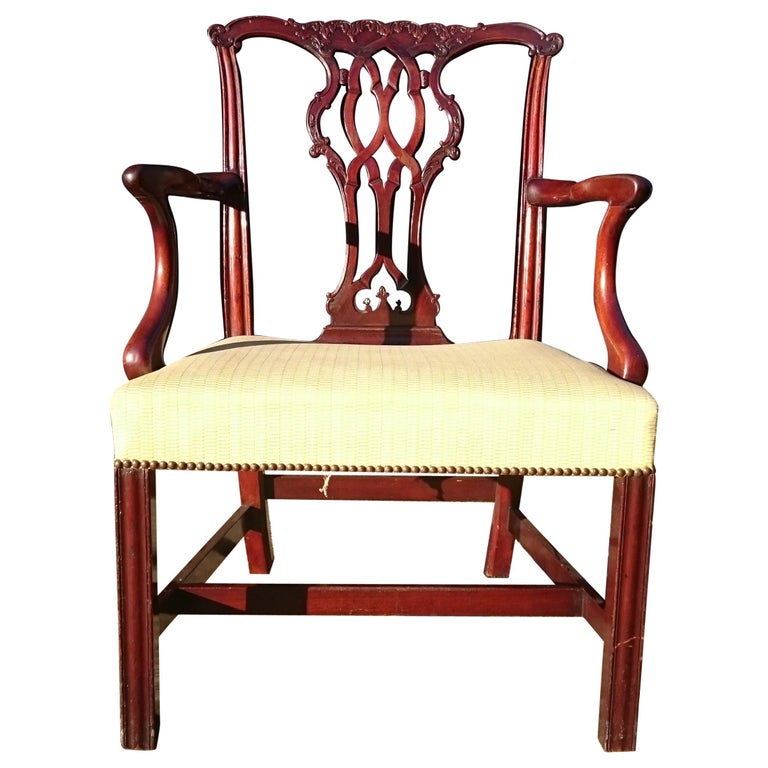 Antique Library / Desk Chair For Sale at 1stDibs