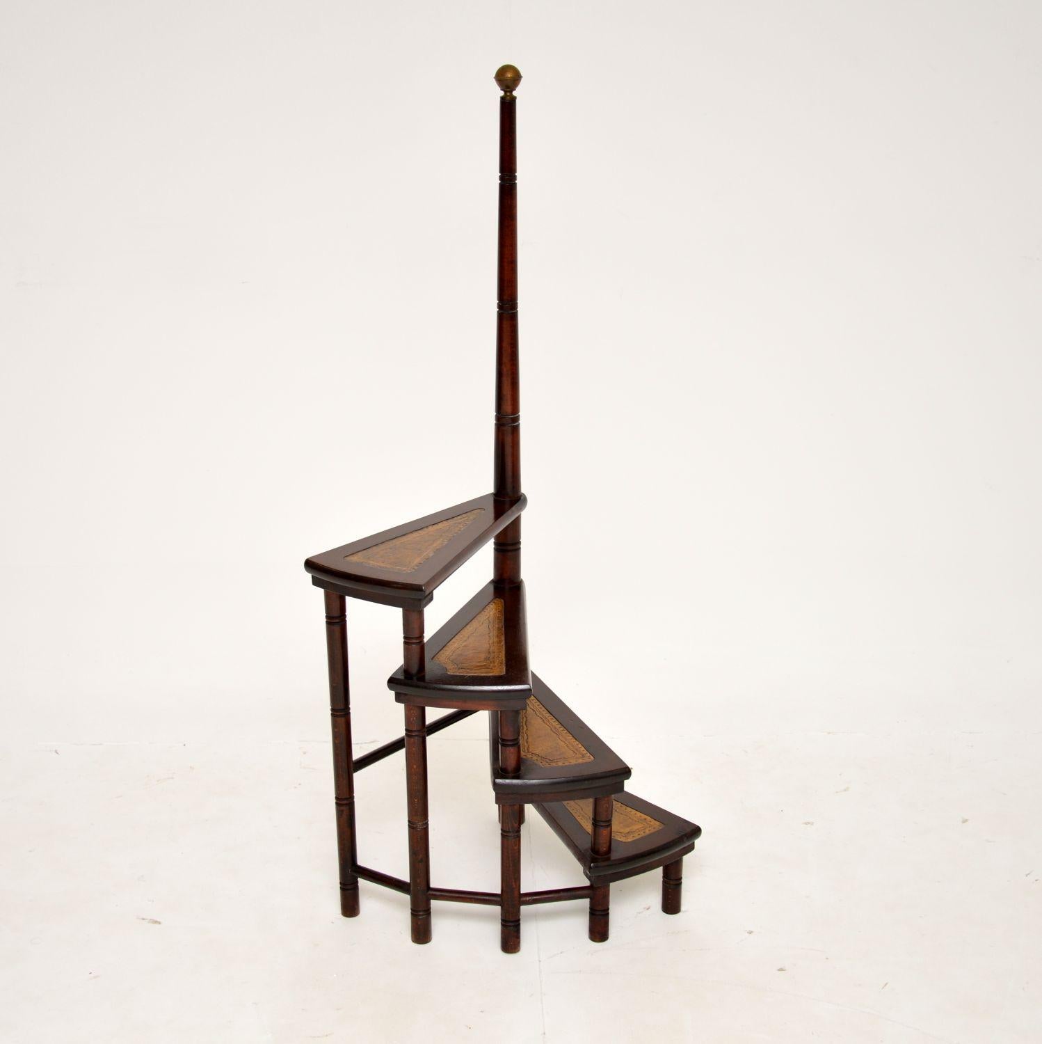 Antique Library Steps at 1stDibs