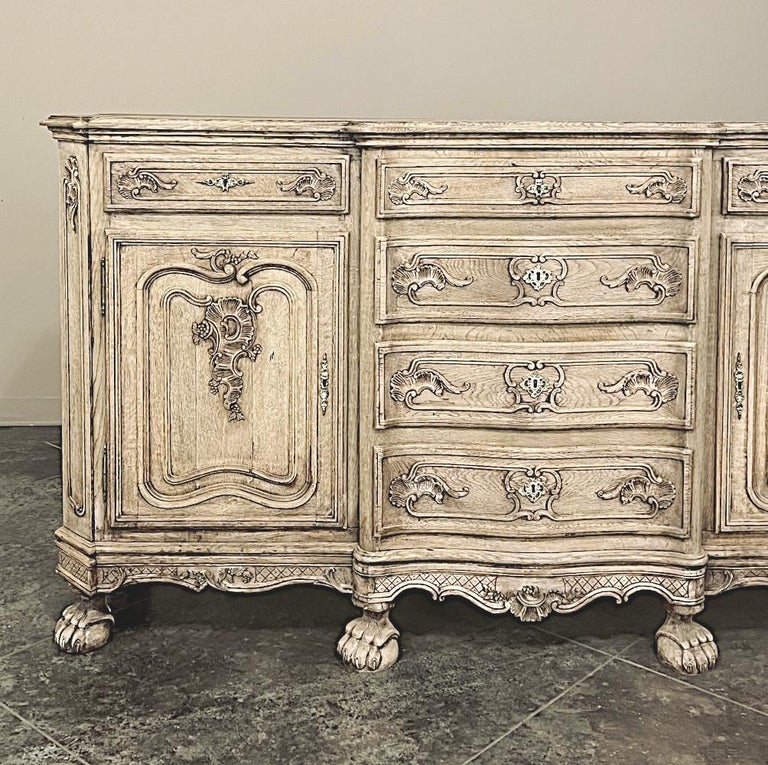 Antique Liegoise Country French Buffet, Linen Press For Sale at 1stDibs