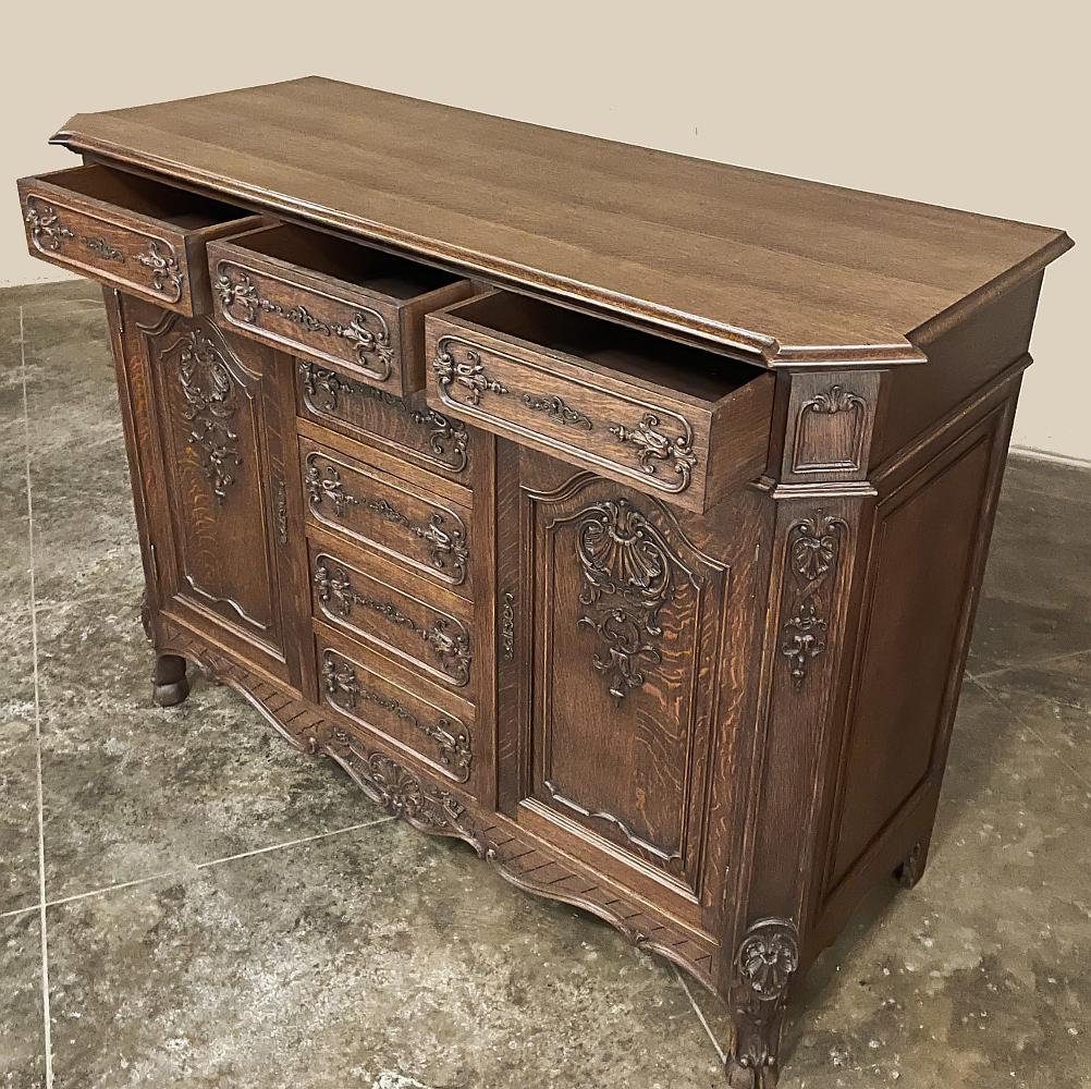 Antique Liegoise Louis XIV Buffet, Linen Press For Sale at 1stDibs