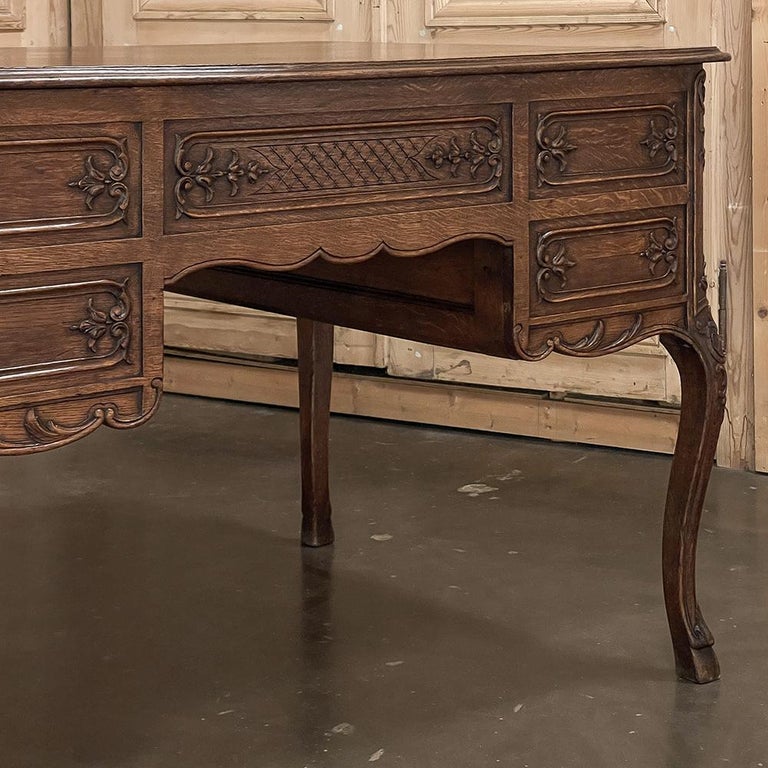 Antique Liegoise Louis XIV Double-Faced Desk For Sale at 1stDibs