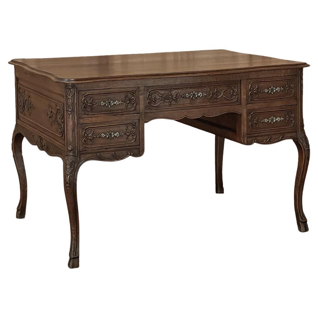 Antique Liegoise Louis XIV Double-Faced Desk For Sale at 1stDibs