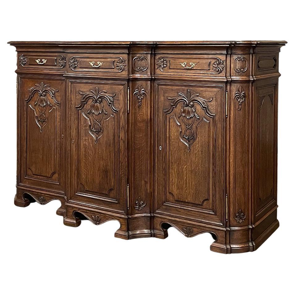 Antique French Louis XIV Walnut Buffet at 1stDibs