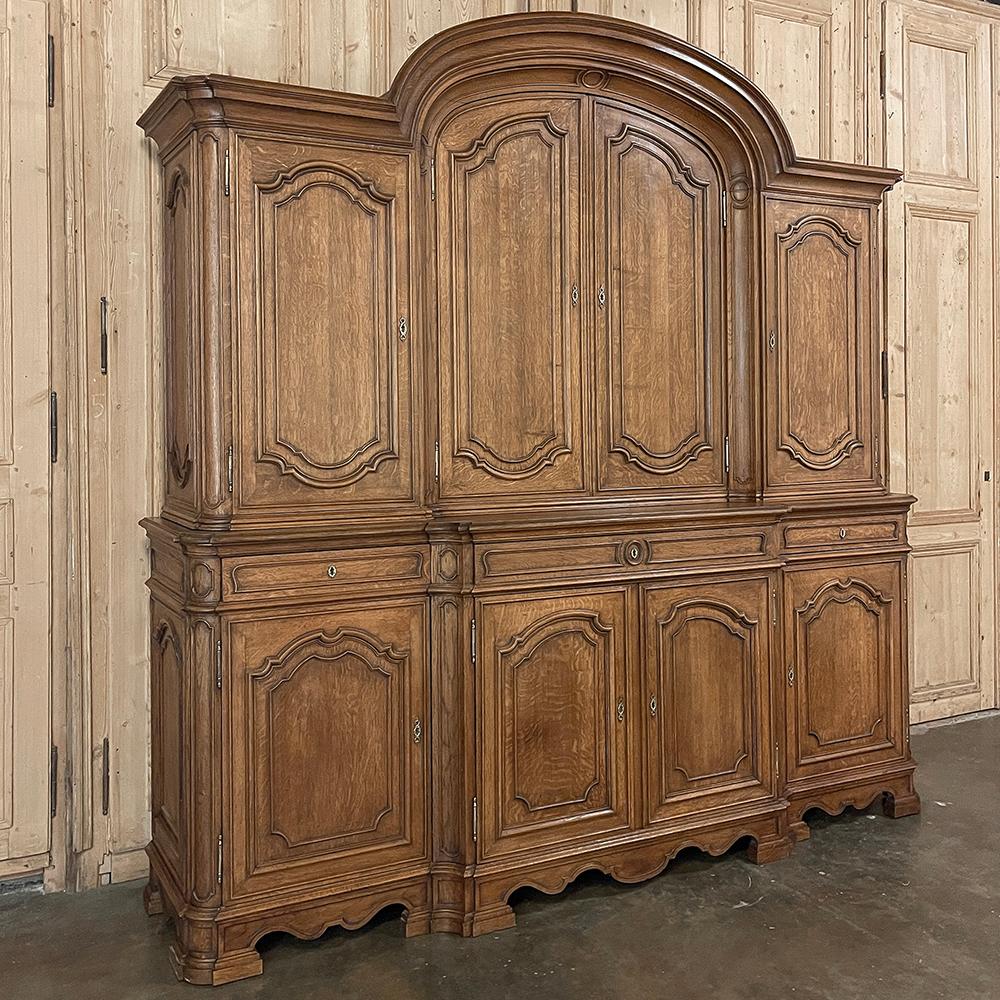 Antique Liegoise Louis XIV Two-Tiered Buffet ~ Cabinet For Sale at 1stDibs