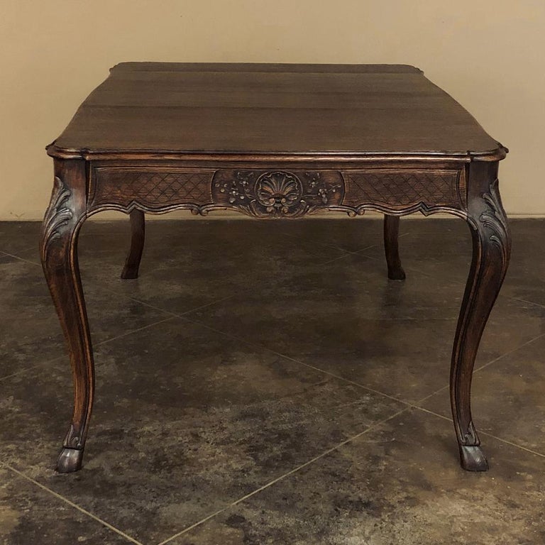 Antique Liegoise Writing Table with 2 Drawers For Sale at 1stDibs