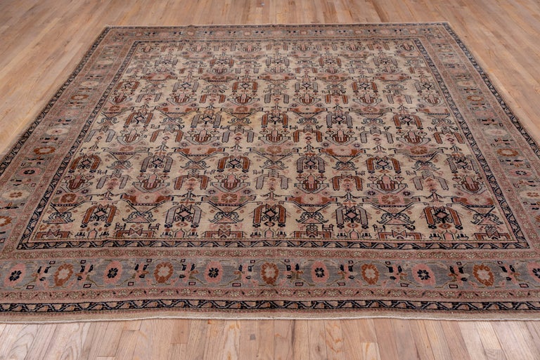 Antique Lillian Square Rug at 1stDibs