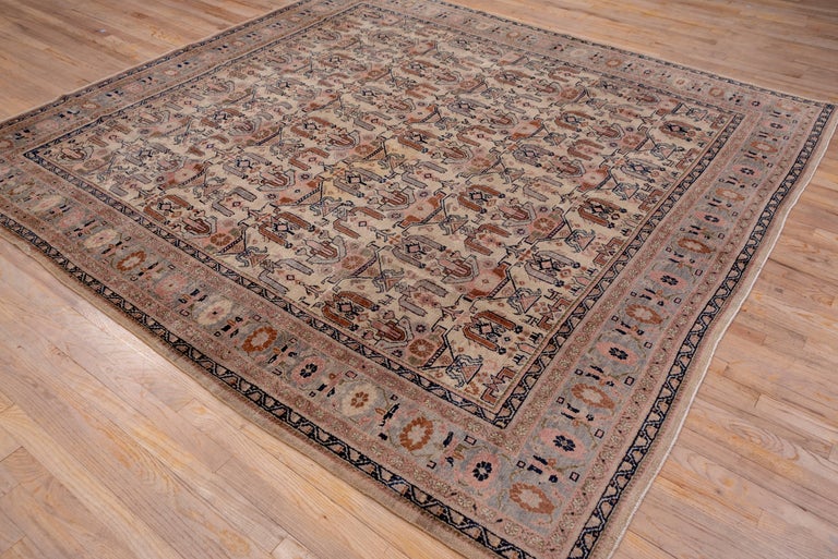 Antique Lillian Square Rug at 1stDibs