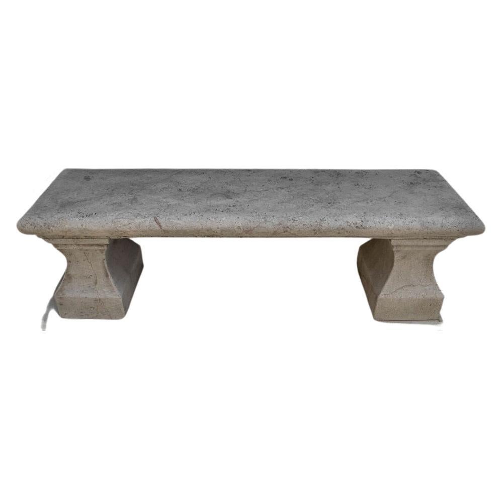 Antique Limestone Bench - Old Stone Bench - Garden Bench For Sale at ...