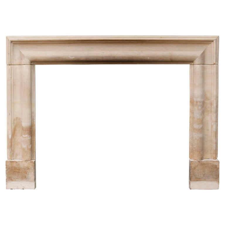 Antique Limestone Bolection Fireplace Surround For Sale at 1stDibs