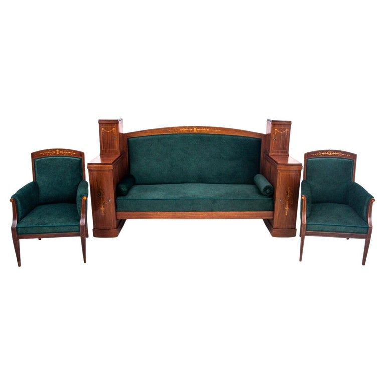 Antique lounge set, Northern Europe, around 1880. After renovation. For ...