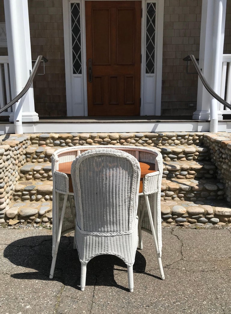 Antique Lloyd Loom Desk and Chair at 1stDibs | lloyd loom table and ...