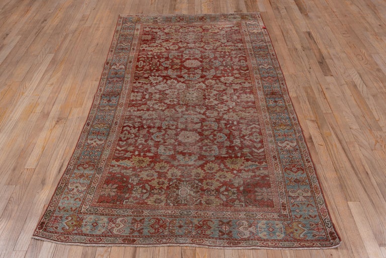Antique Long Mahal Rug, circa 1920s For Sale at 1stDibs