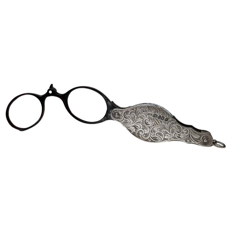 antique silver spectacles
