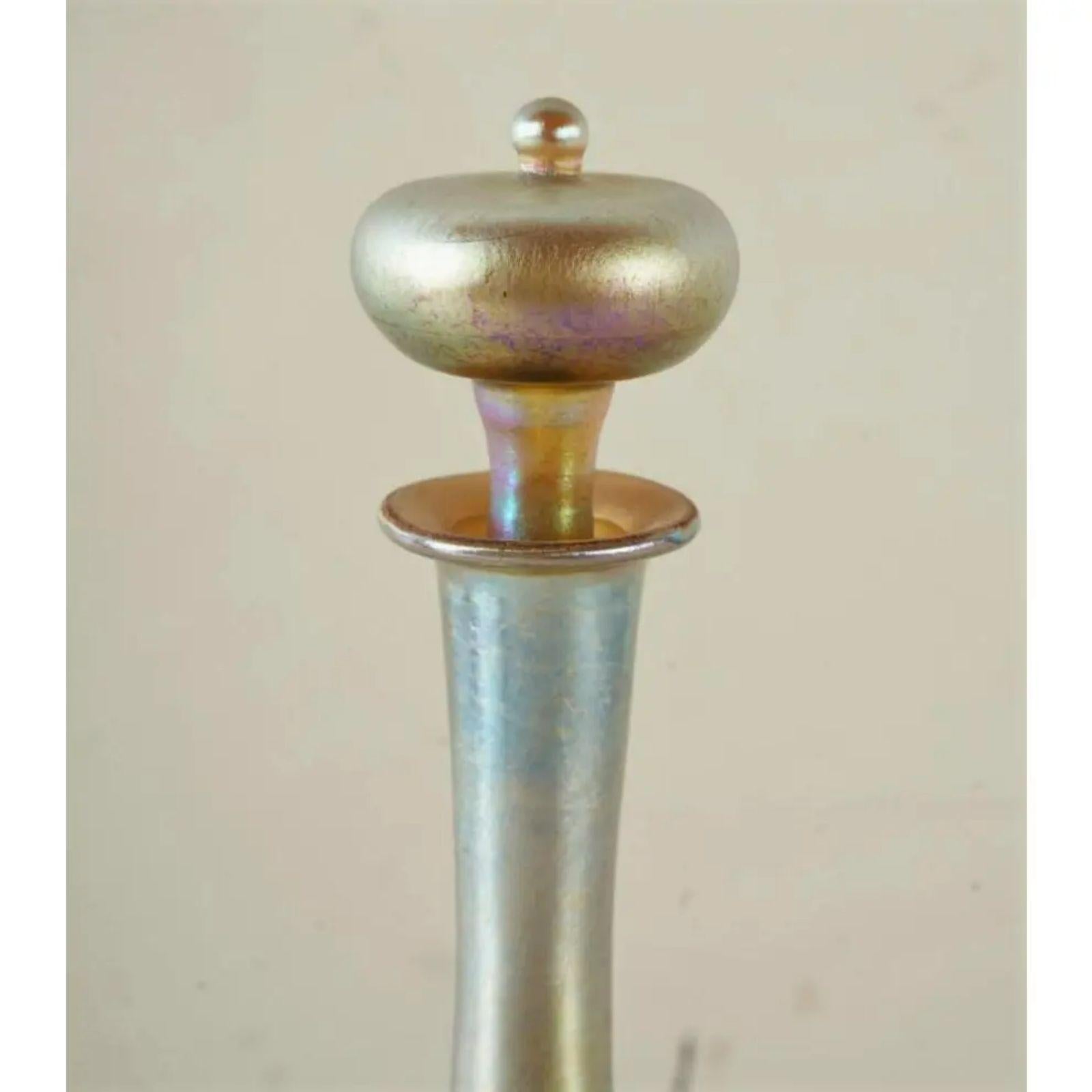 Antique Louis Comfort Tiffany Favrile Glass Genie Perfume Bottle at 1stDibs