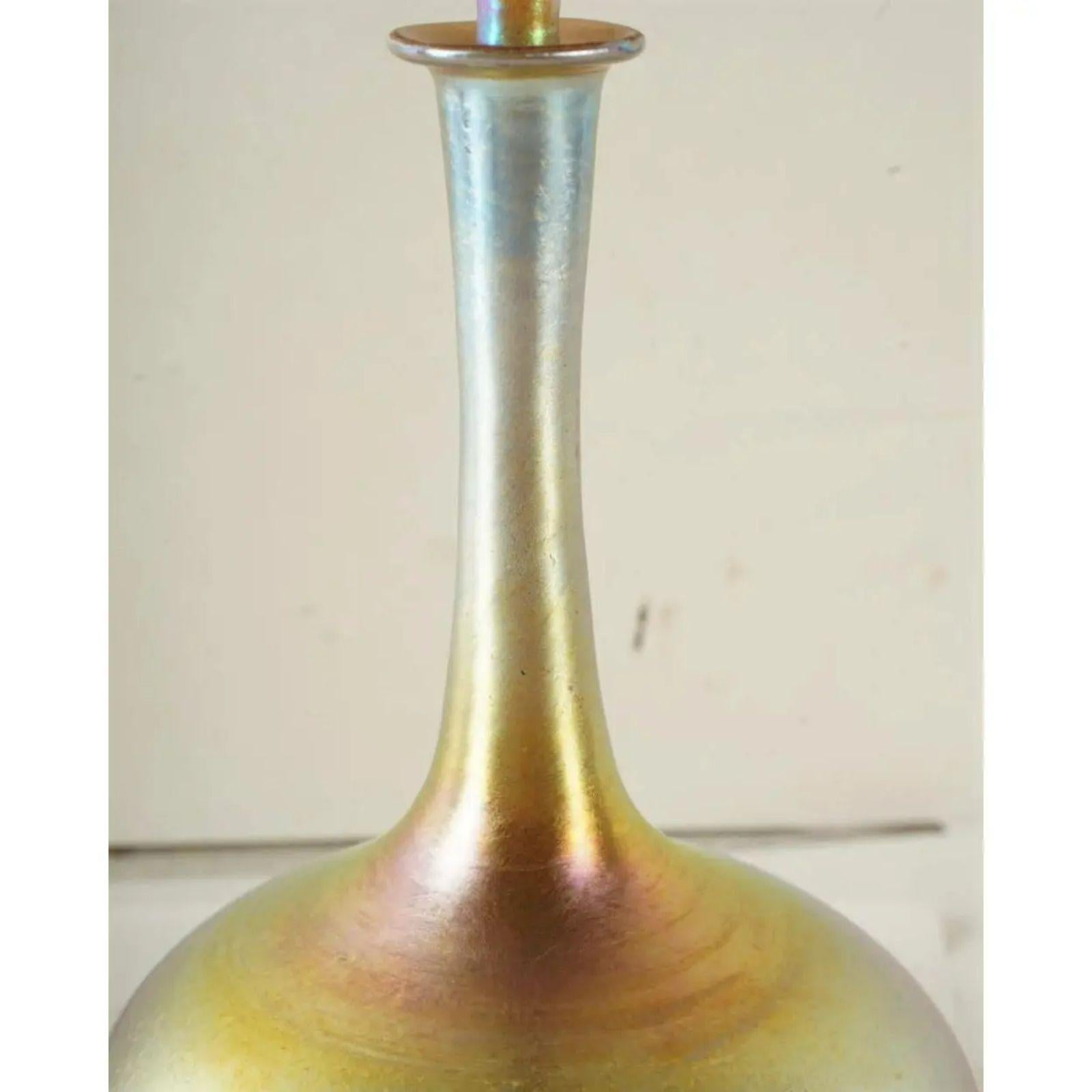 Antique Louis Comfort Tiffany Favrile Glass Genie Perfume Bottle at 1stDibs