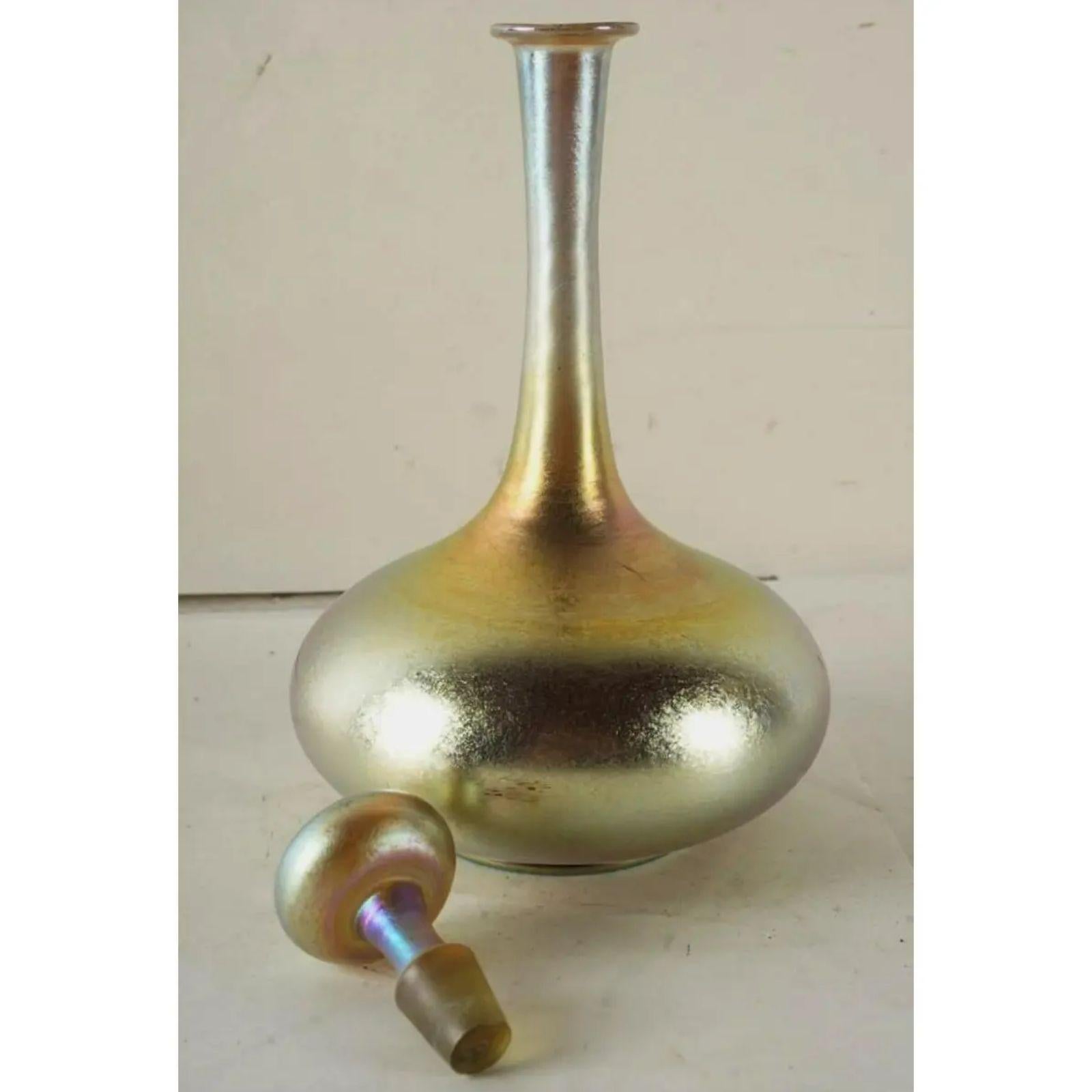 Antique Louis Comfort Tiffany Favrile Glass Genie Perfume Bottle at 1stDibs