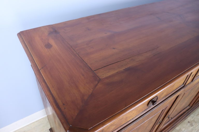 Antique Louis Philippe Burr Elm Enfilade For Sale at 1stDibs