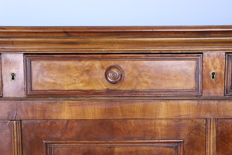 Antique Louis Philippe Burr Elm Enfilade For Sale at 1stDibs