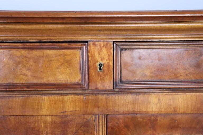 Antique Louis Philippe Burr Elm Enfilade For Sale at 1stDibs