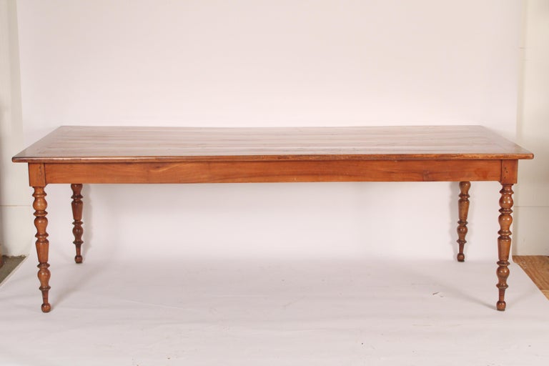 Antique Louis Philippe Style Fruit Wood Dining Room Table For Sale at ...